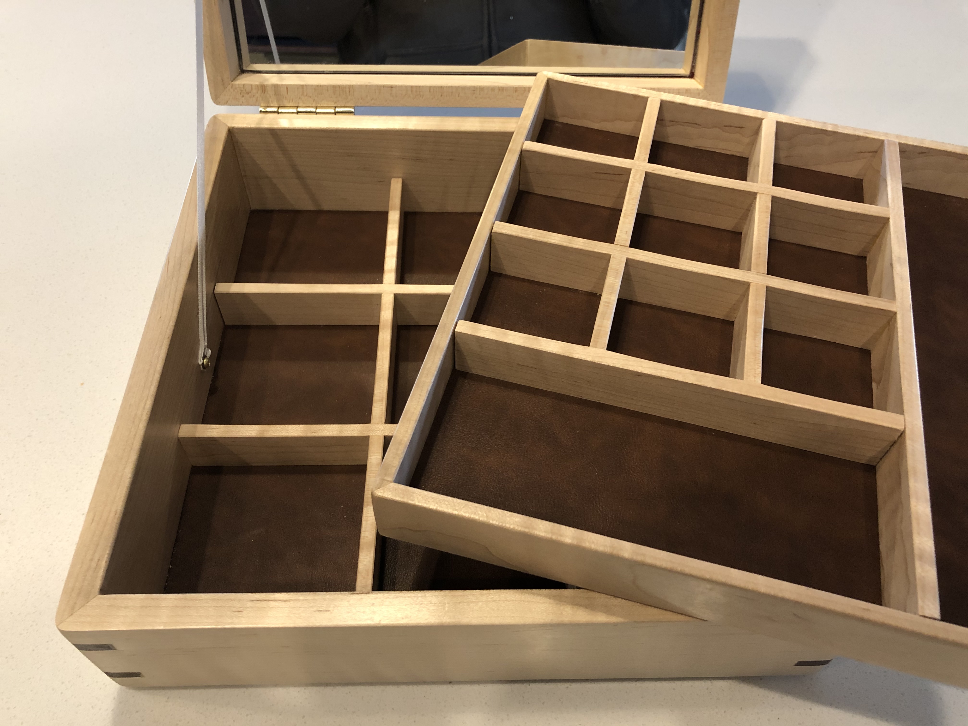 Curly Maple Jewelry Box (Sold)